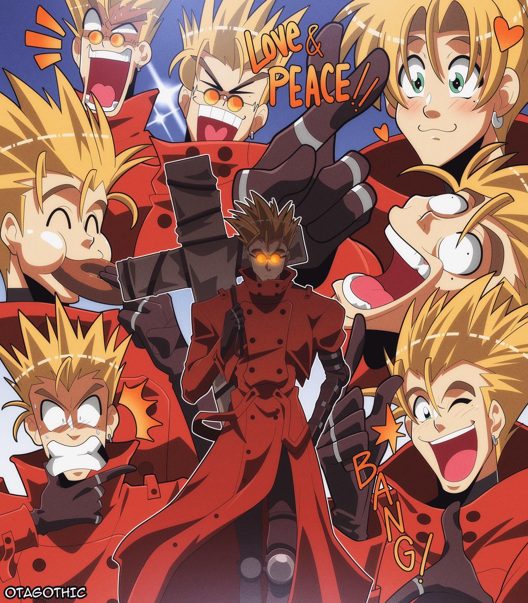 The many faces of Vash | Trigun | Know Your Meme