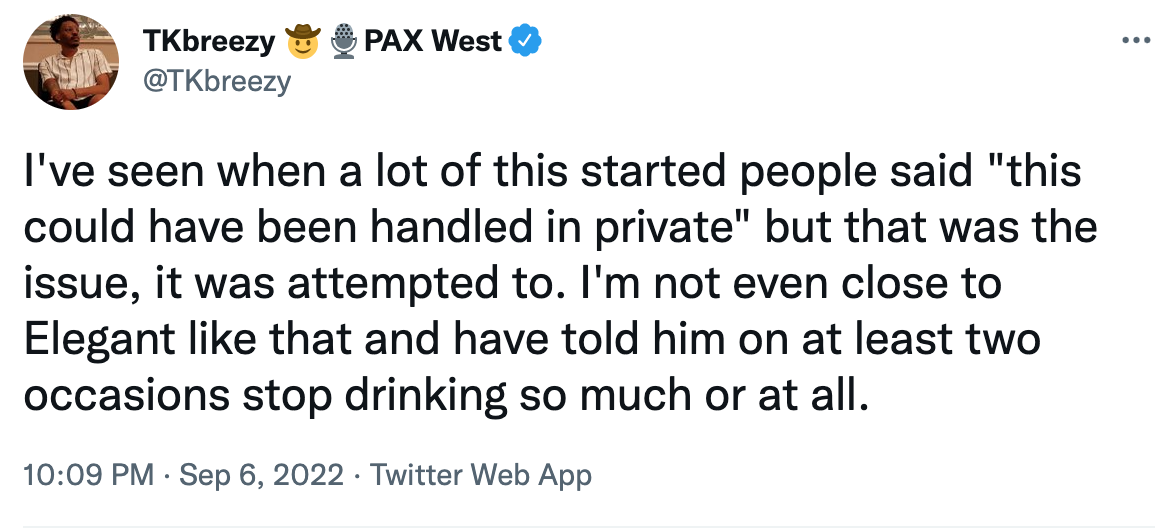 TK Breezy | Elegant Excessive Drinking Allegations | Know Your Meme