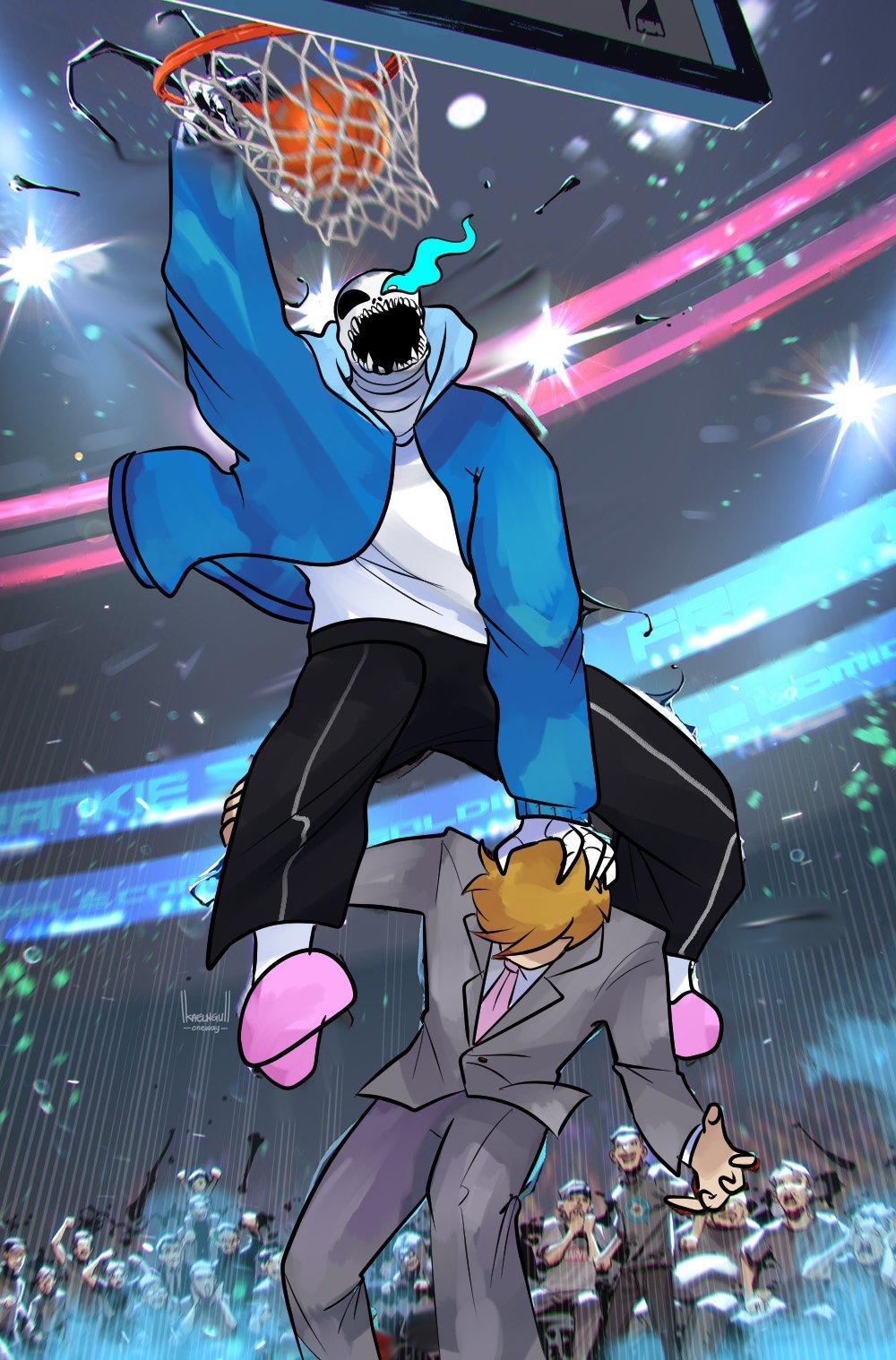 Line The Fuck Up Sans Soldiers Sans Undertale Vs Arataka Reigen Know Your Meme