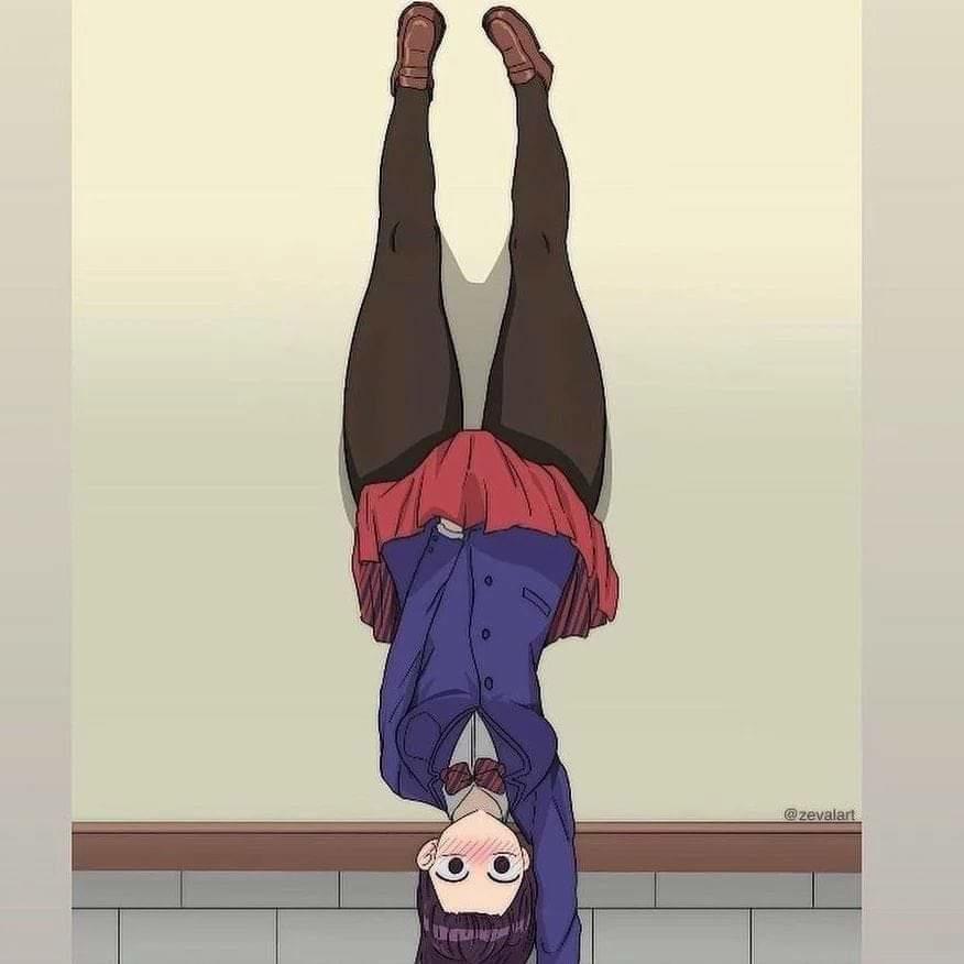 Komi CAN handstand | Chisato Handstand | Know Your Meme