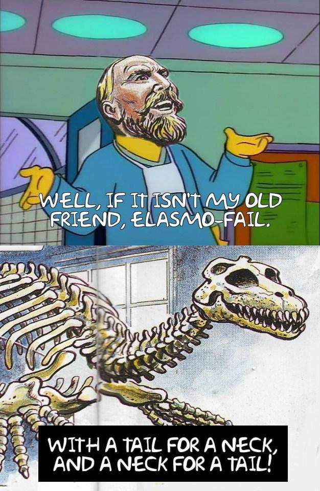 My old friend Elasmo-fail, with his head on his tail. | Paleontology ...