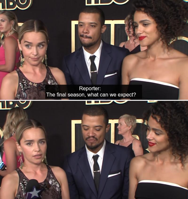 Throwback to one of my favorite Emilia-moments when she looked into the ...