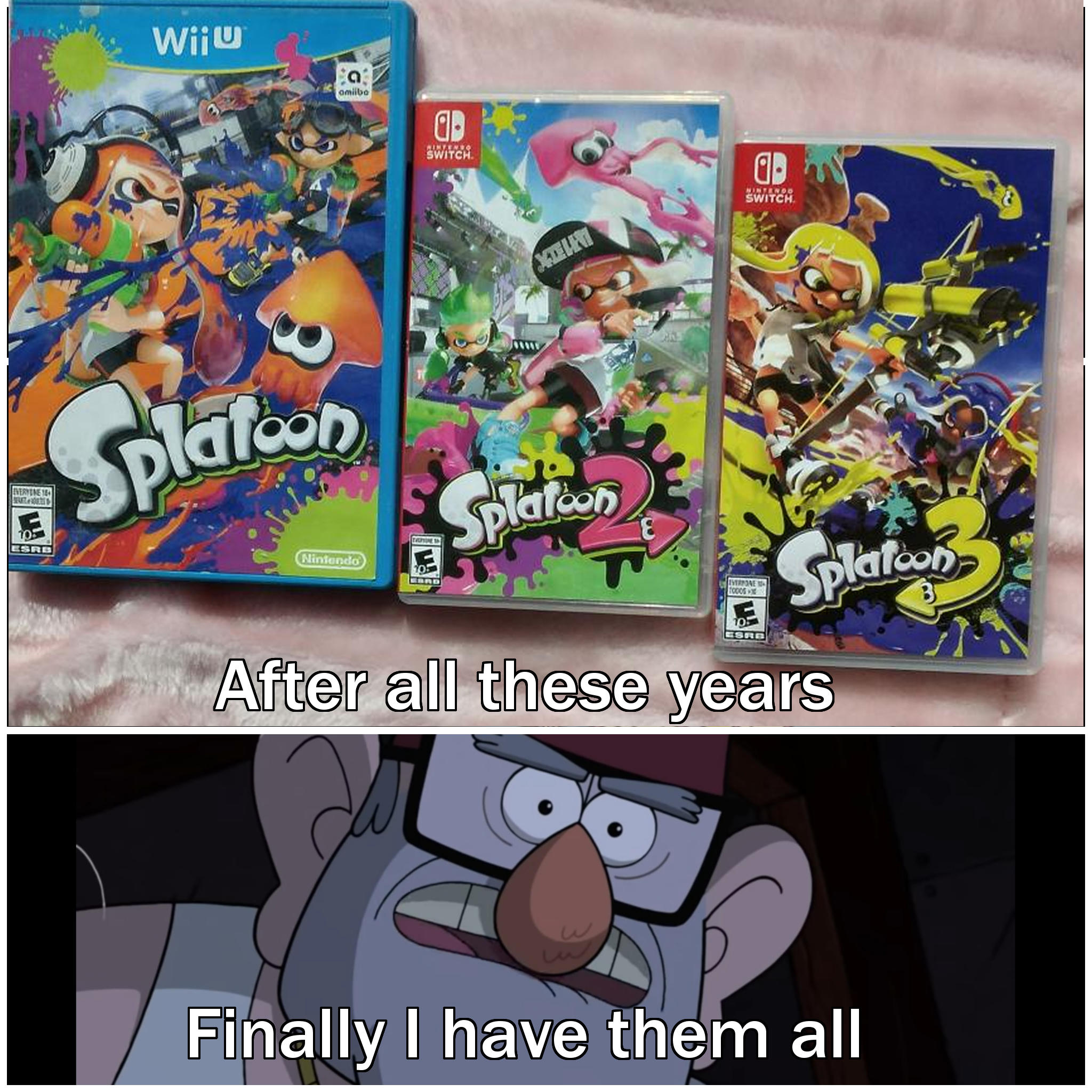 I now have the Splatoon 3 Trinity | Splatoon | Know Your Meme