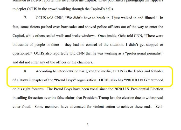 Nicholas Ochs is pleading guilty in Jan 6 case. Justice Dept has called ...