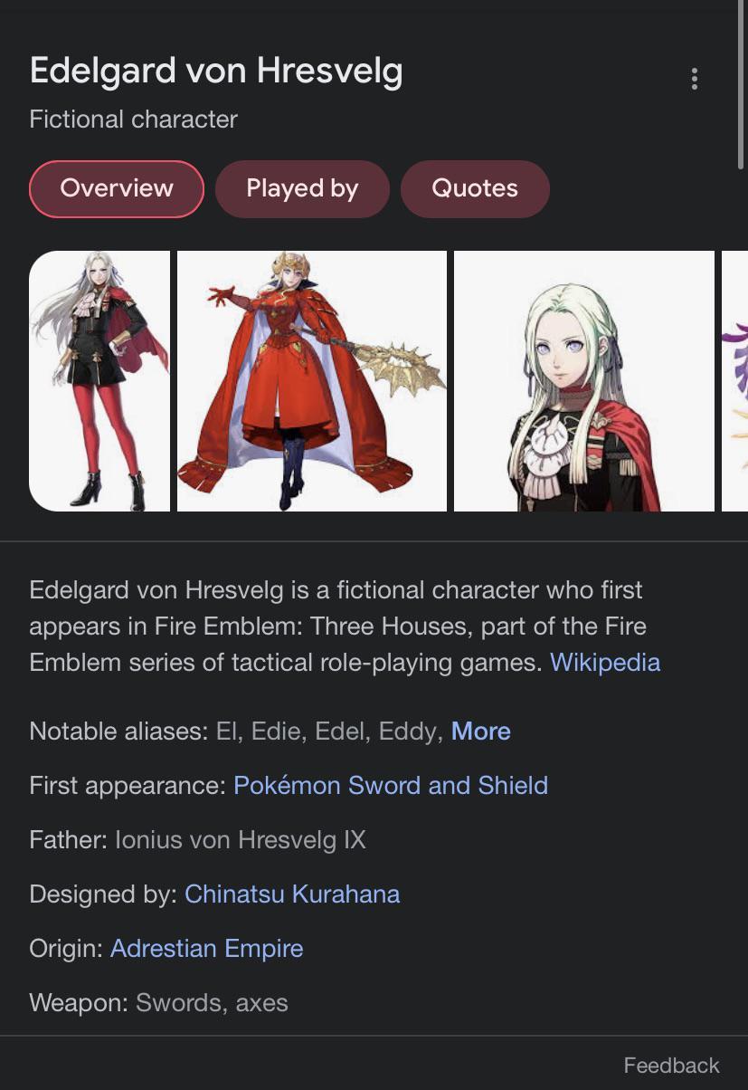 Edelgard, the most controversial character in the Pokémon franchise ...