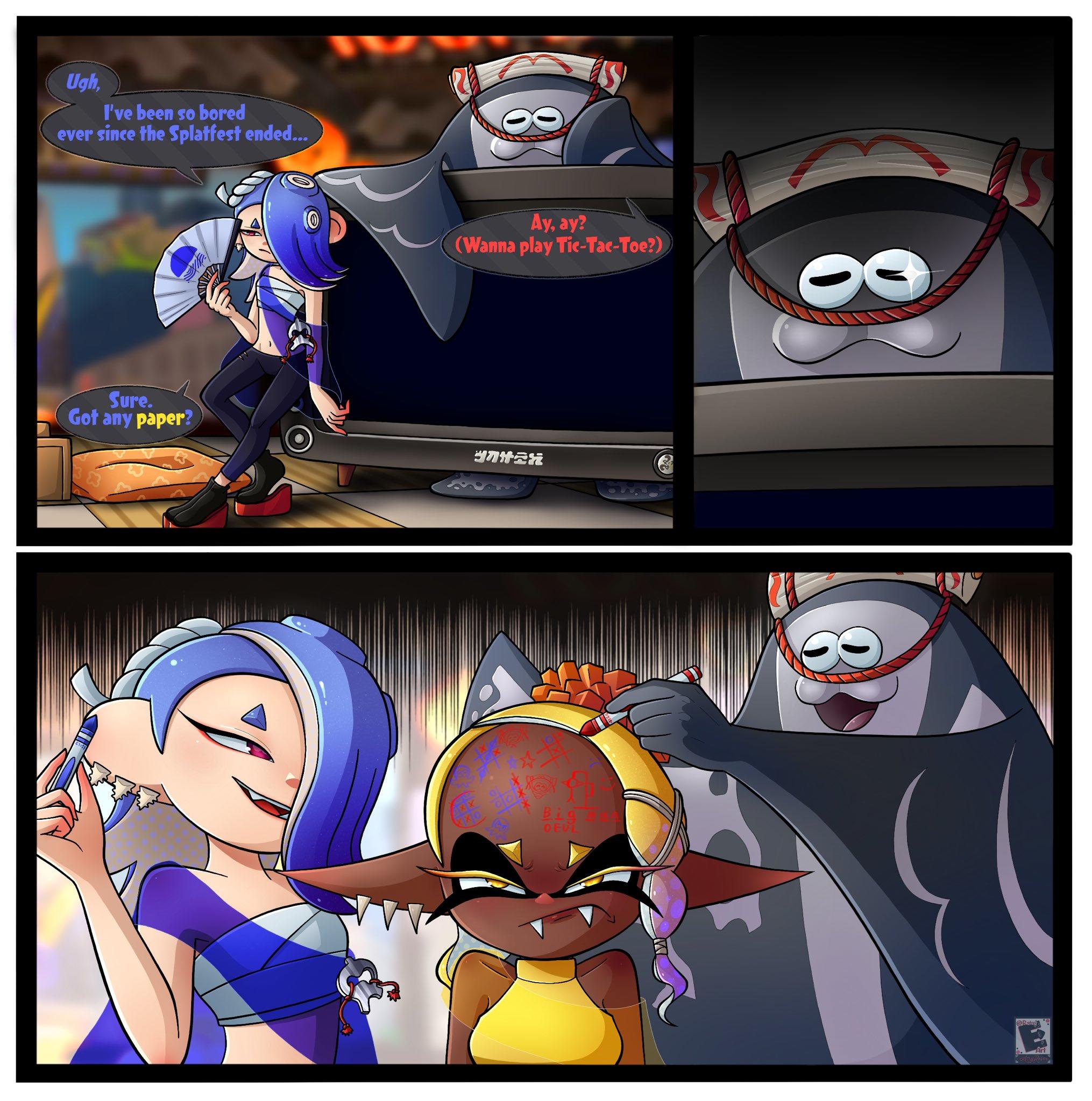 *After the Splatfest* She still regrets choosing team paper | Splatoon 3 | Know Your Meme