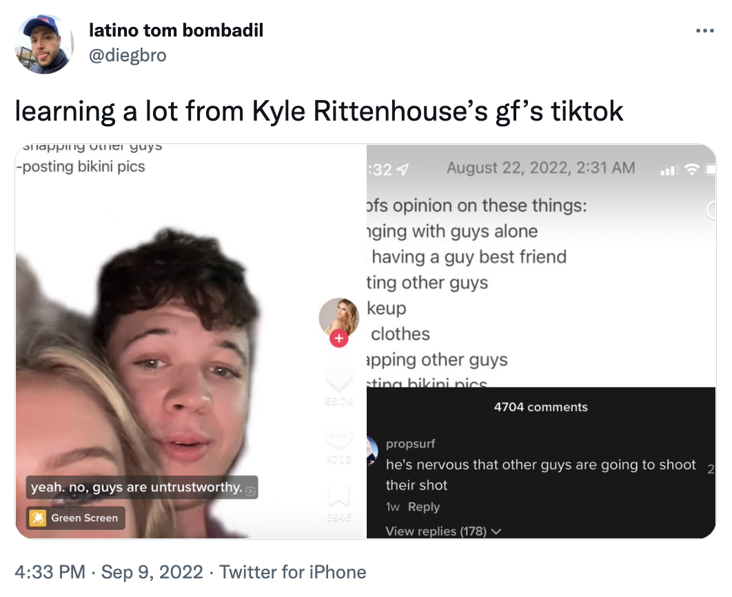 Kyle Rittenhouse's Girlfriend TikTok | Kyle Rittenhouse's Girlfriend ...