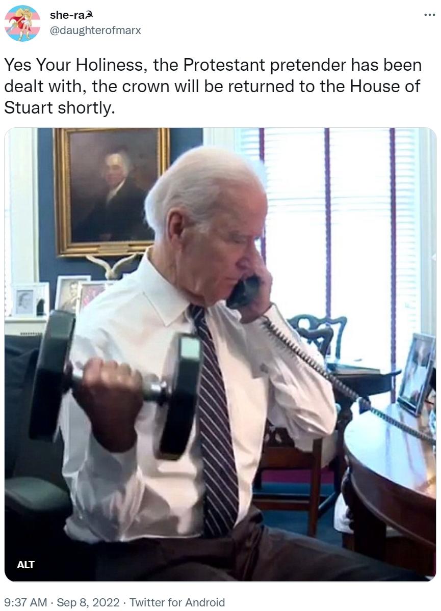 Yes Your Holiness, the Protestant pretender has been dealt with | Joe ...