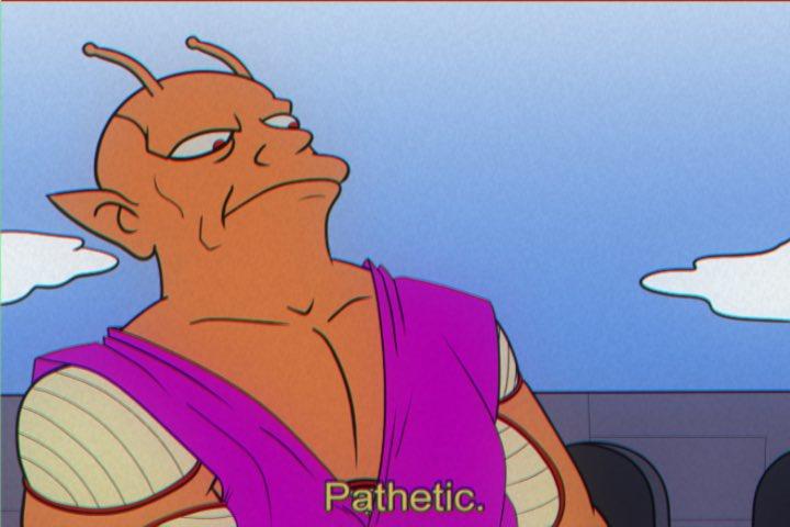Piccolo is *disgusted*. | Principal Skinner's "Pathetic" | Know Your Meme
