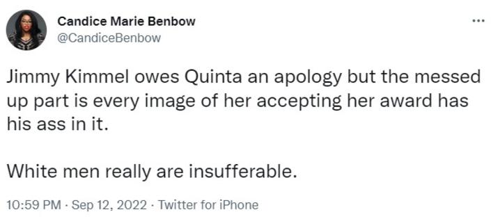 Jimmy Kimmel owes Quinta an apology but the messed up part is every ...