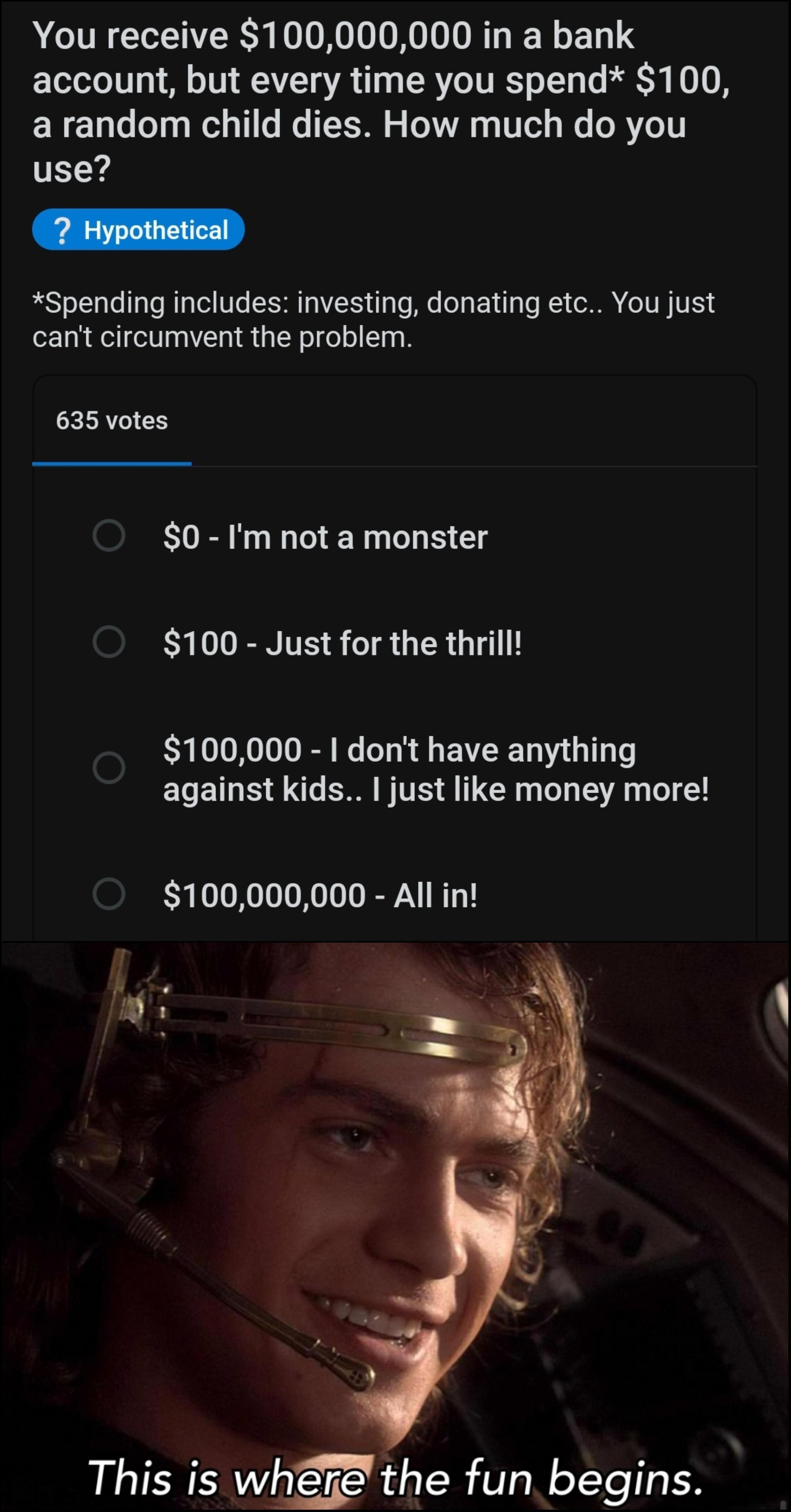 What if we include not just the children, but the men, and the women ...