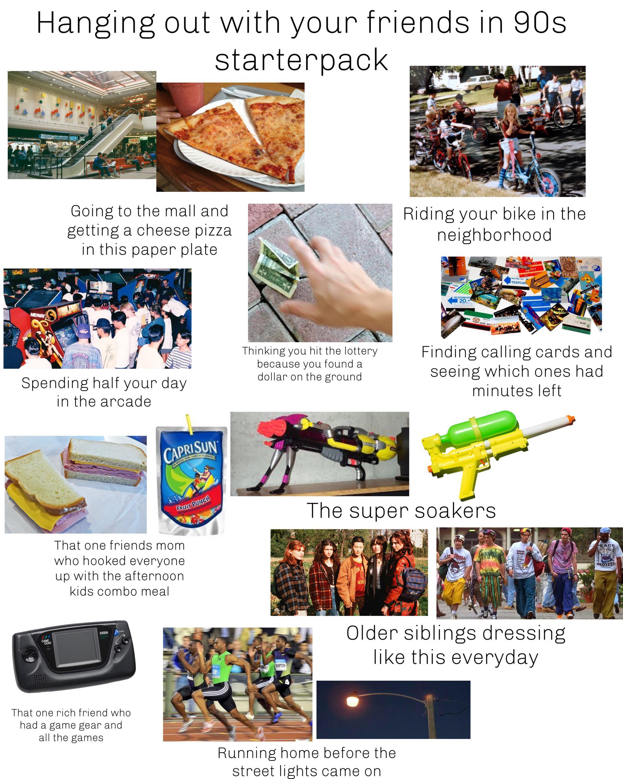Hanging out with your friends in the 90s starterpack | /r/starterpacks ...