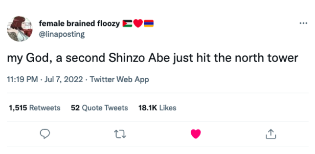 A second shinzo abe | A Second Plane Has Hit The X | Know Your Meme