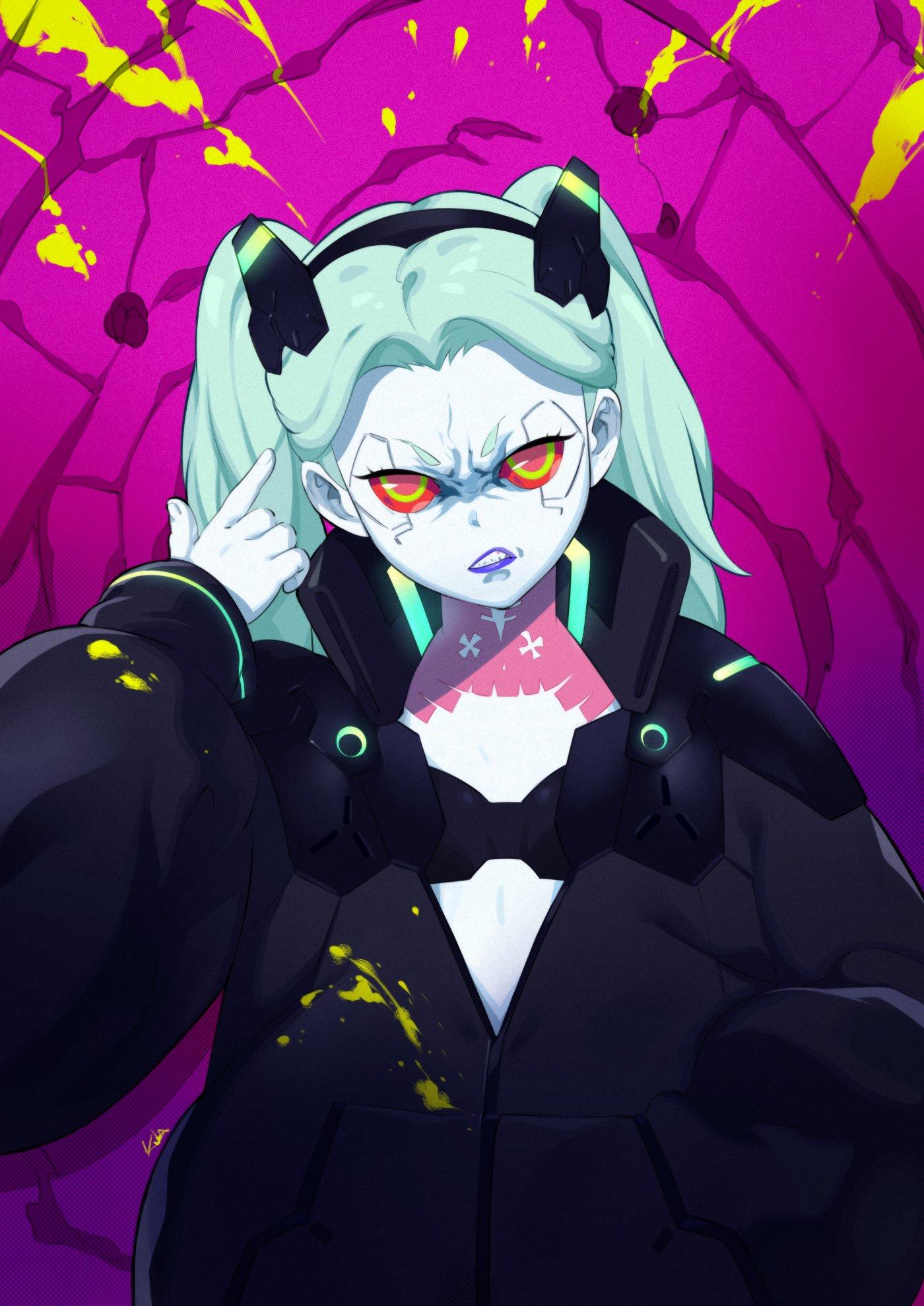 Rebecca by @Kubaushi | Rebecca (Edgerunners Character) | Know Your Meme