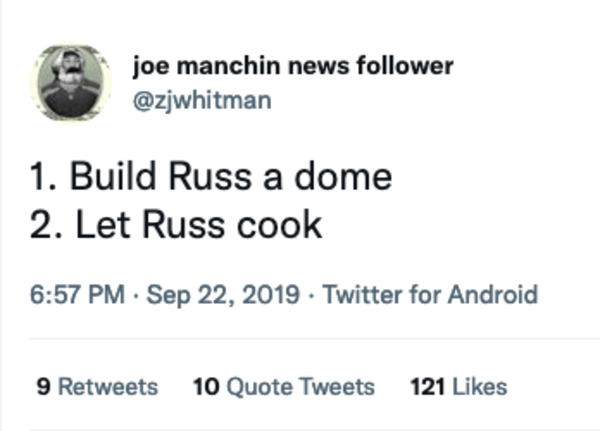 Let Russ cook | Let Him Cook / Let That Boy Cook | Know Your Meme