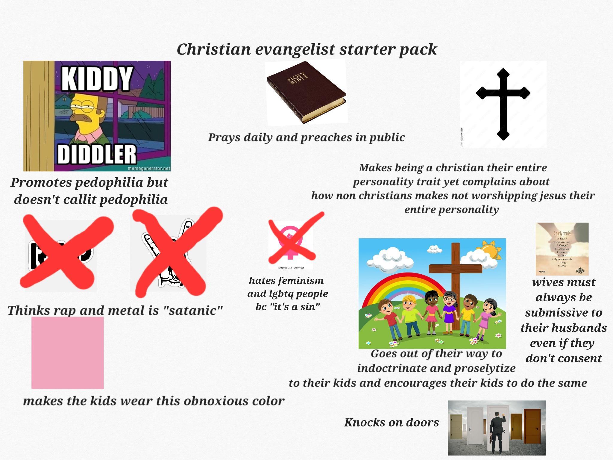christian evangelist starter pack | /r/starterpacks | Starter Packs ...