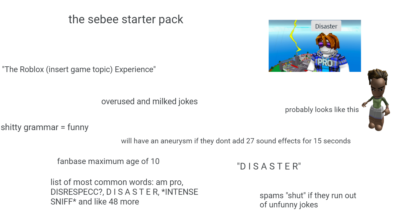 since i dont see any, here is a sebee starter pack (please tell me if ...
