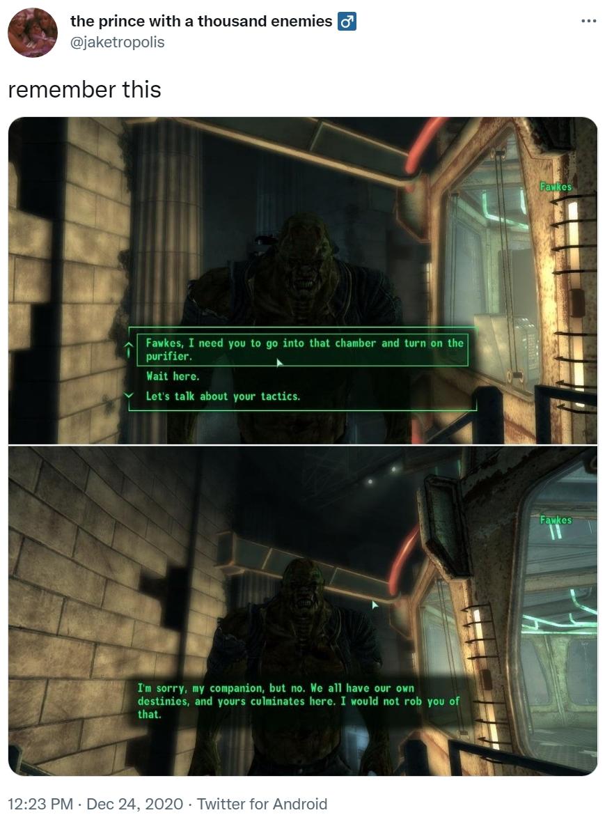 remember this | I'm Sorry, My Companion, But No | Know Your Meme