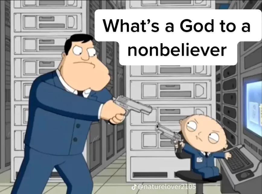 Family Guy Non Believer | Human Beings in A Mob (TikTok Photo Slideshow ...