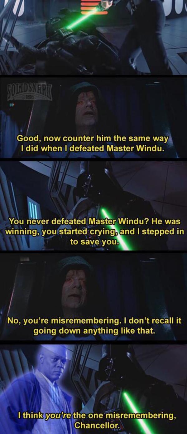 Setting the record straight. | /r/PrequelMemes | Prequel Memes | Know ...