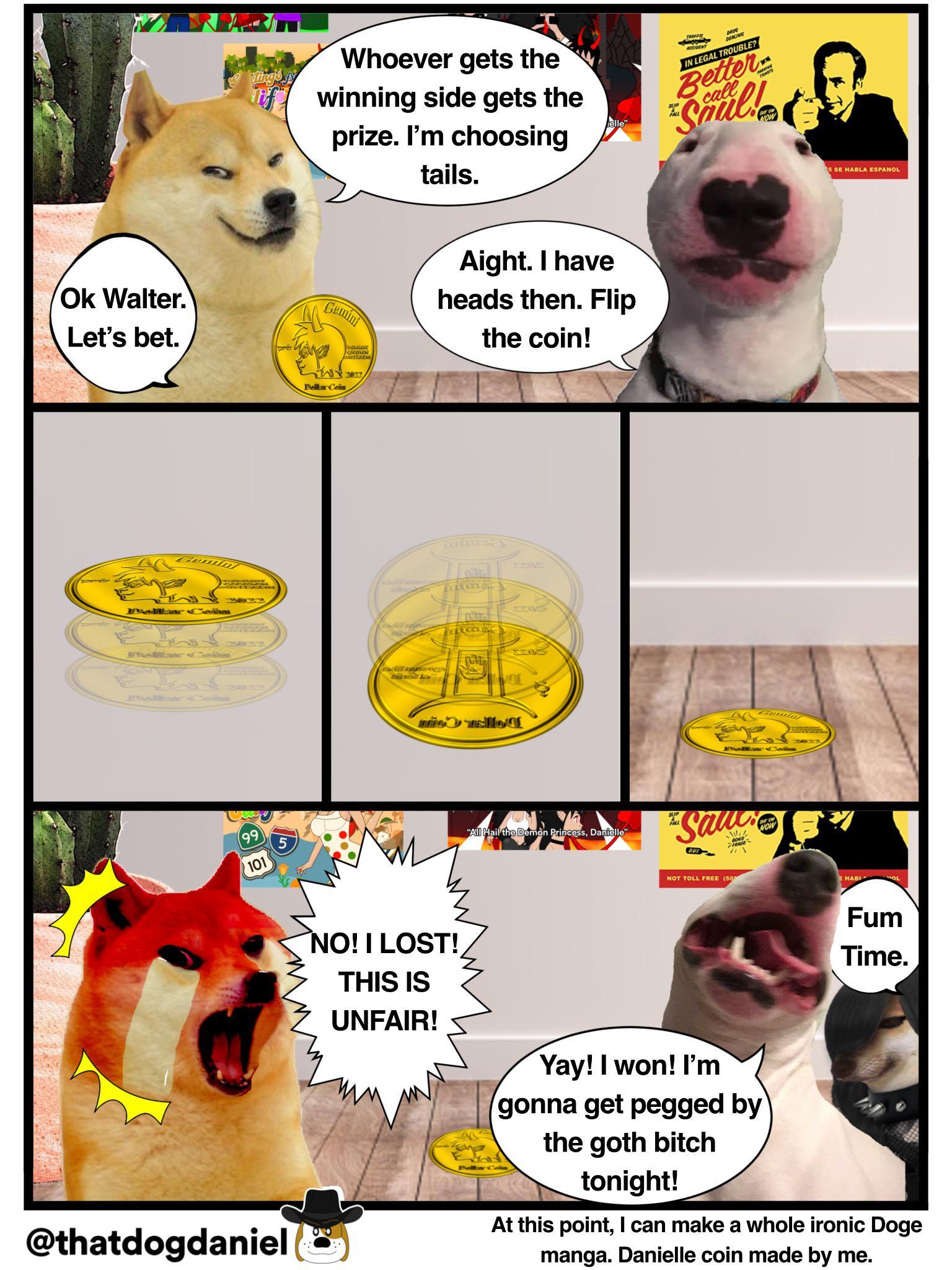 Le coin flip has arrived | /r/dogelore | Ironic Doge Memes | Know Your Meme
