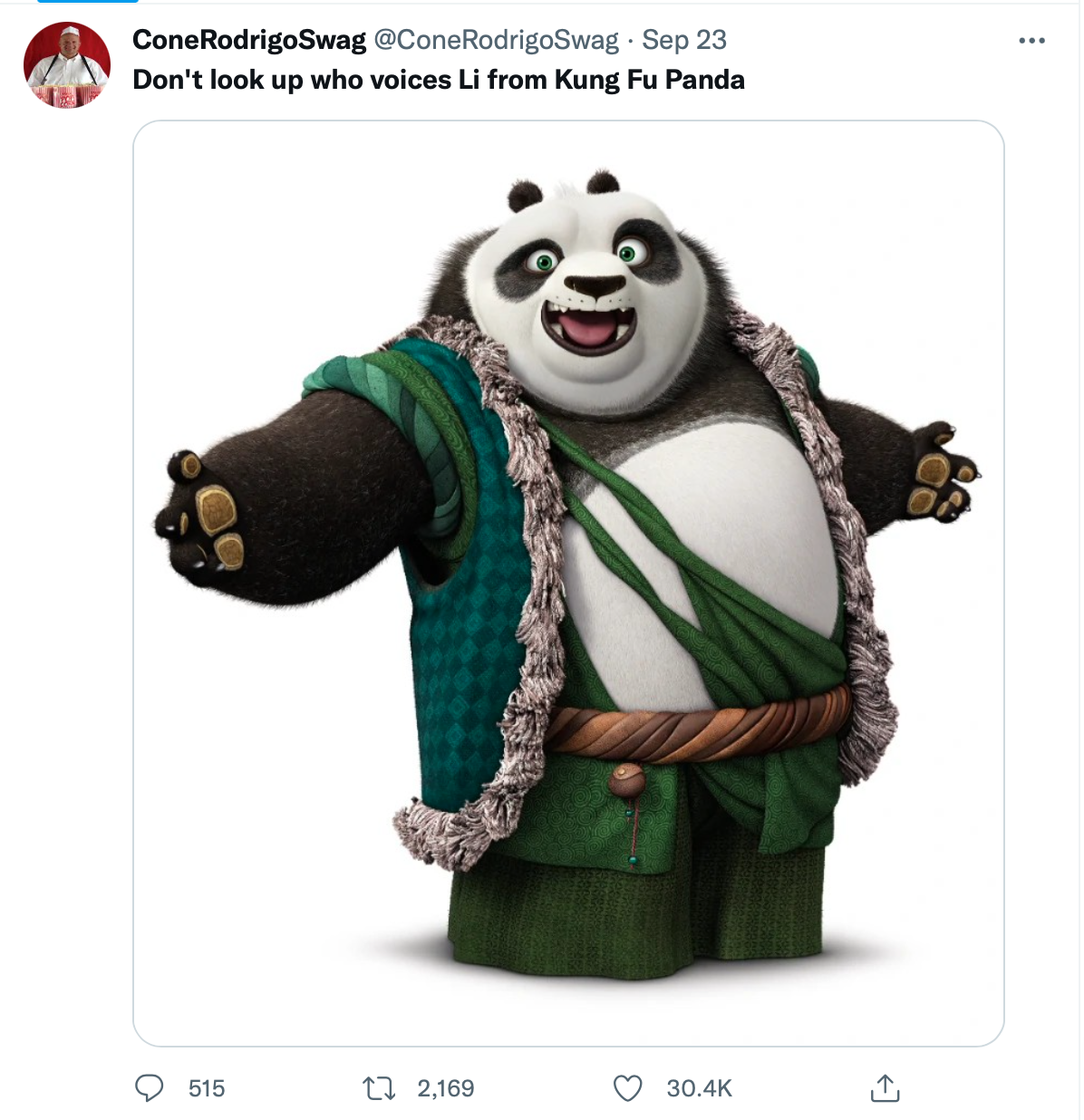 Li Tweet | Kung Fu Panda | Know Your Meme