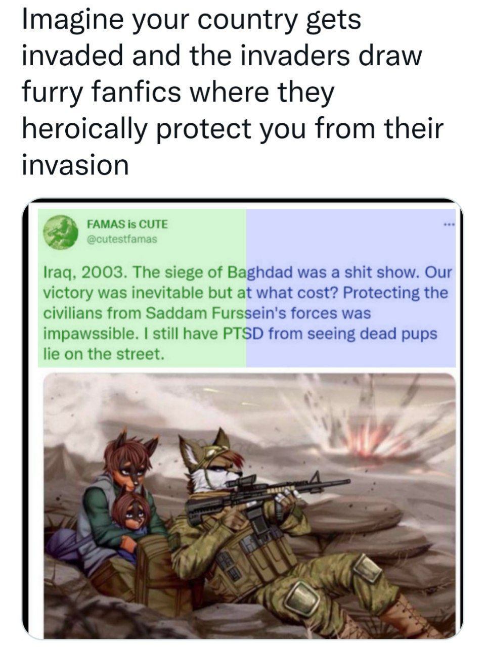 time to ruin your day by demonstrating the existance of neocon furry ...