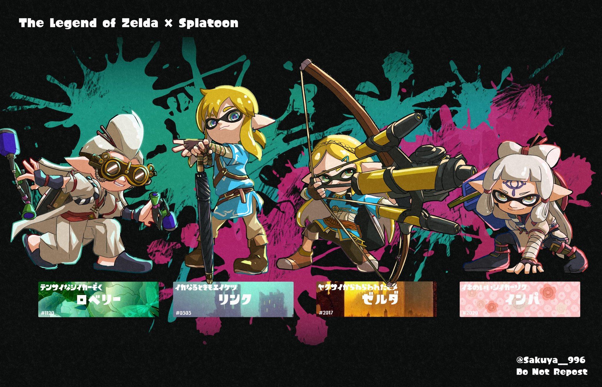 The Legend of Zelda × Splatoon!!! ver.botw | Crossover | Know Your Meme