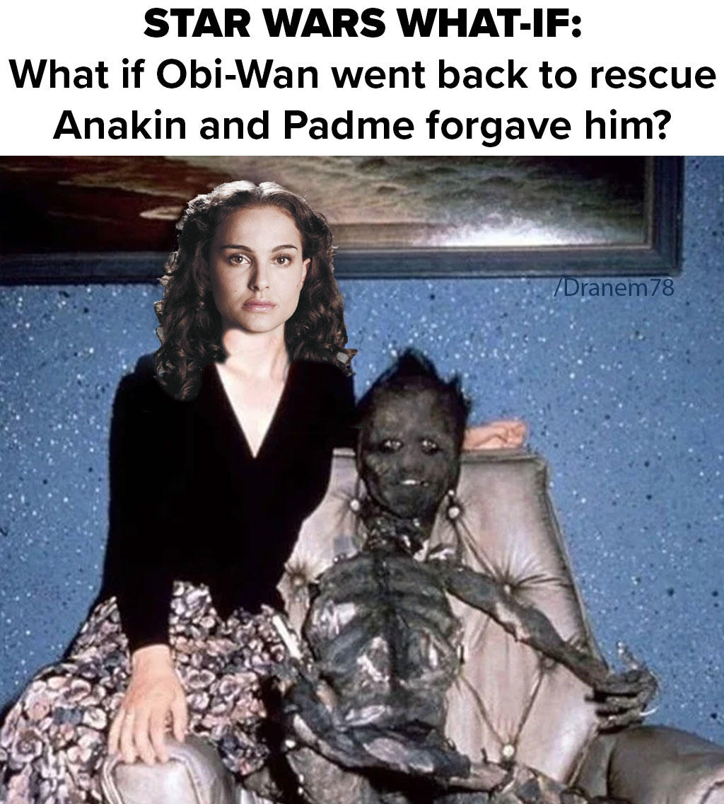 "Ok Anakin, you've cooked long enough up you go! Now lets go see Padme ...