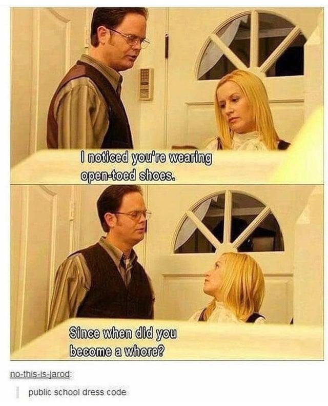 It's In the School Handbook | The Office | Know Your Meme