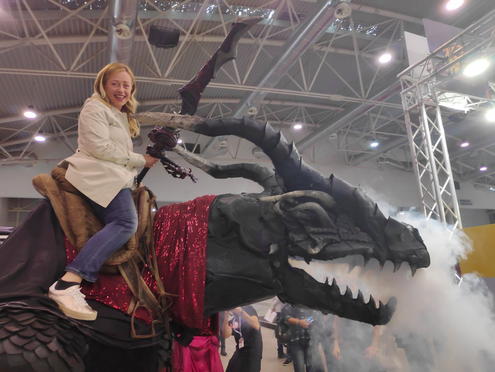 Meloni On A Dragon | Giorgia Meloni | Know Your Meme