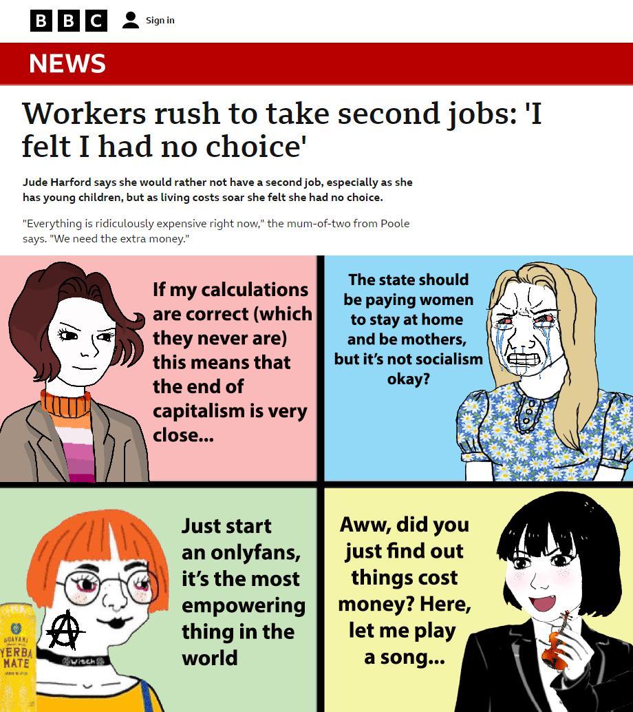 Second Jobs: Compass Reacts | /r/PoliticalCompassMemes | Political ...