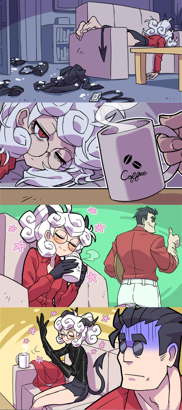 Pandemonica's business day 🐑👜7/8 | Helltaker | Know Your Meme