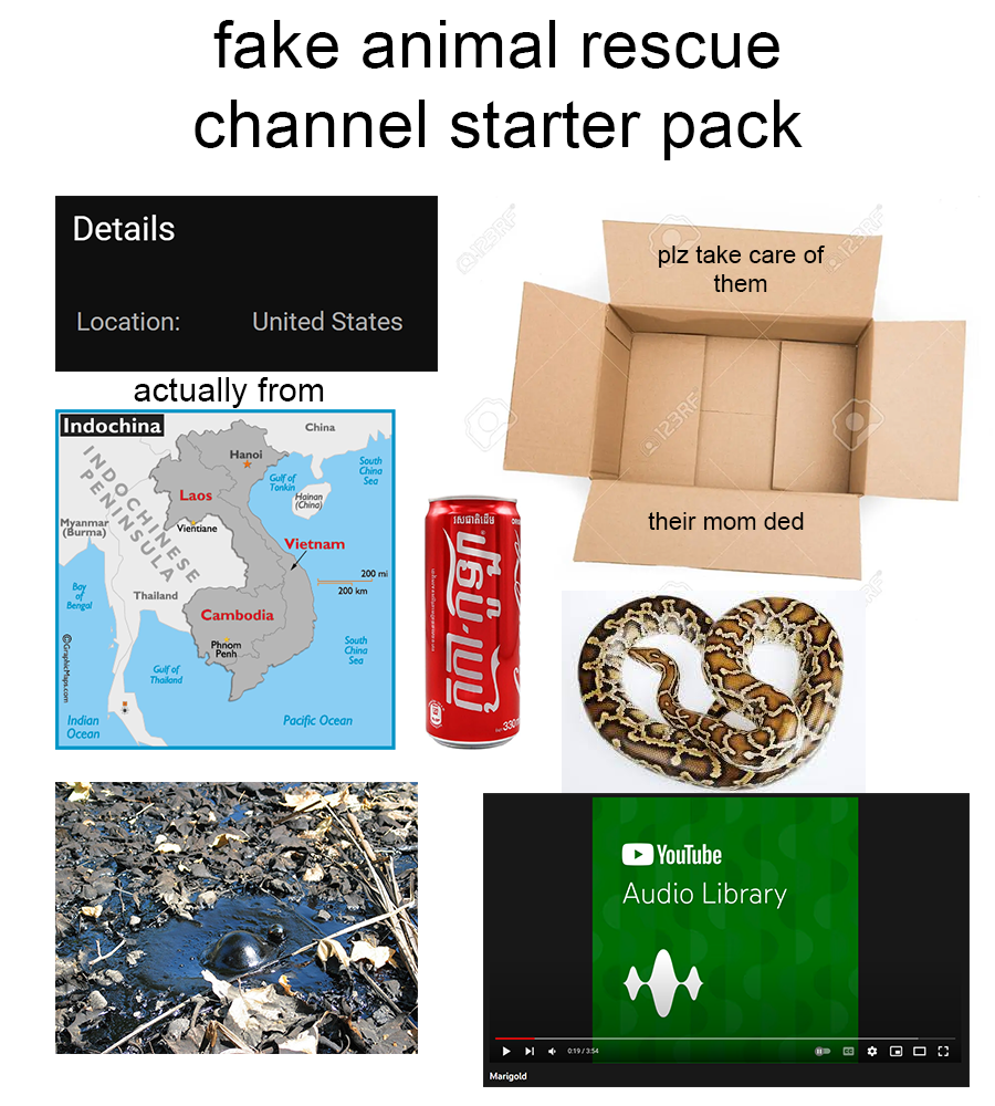 fake animal rescue channel starter pack | /r/starterpacks | Starter ...