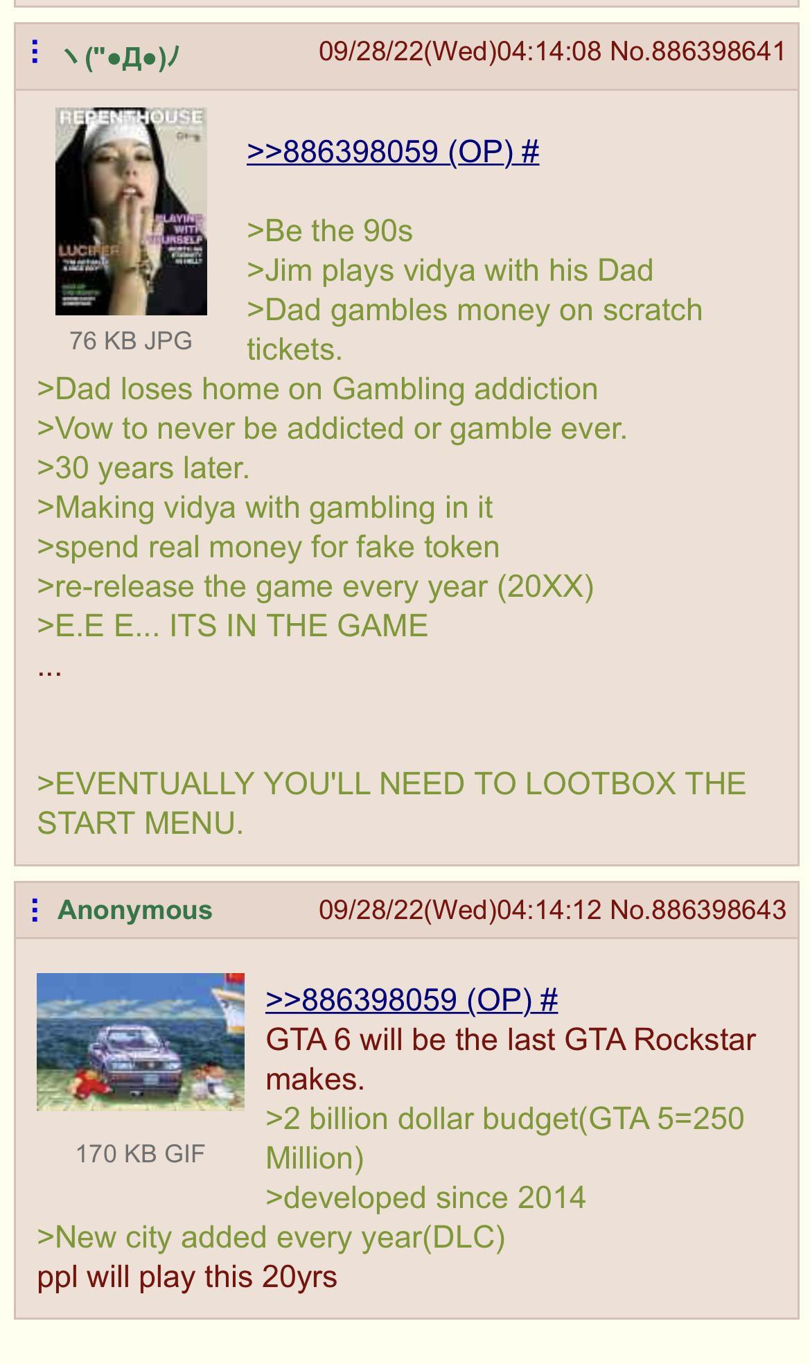 Anons discuss the video game industry | /r/Greentext | Greentext ...