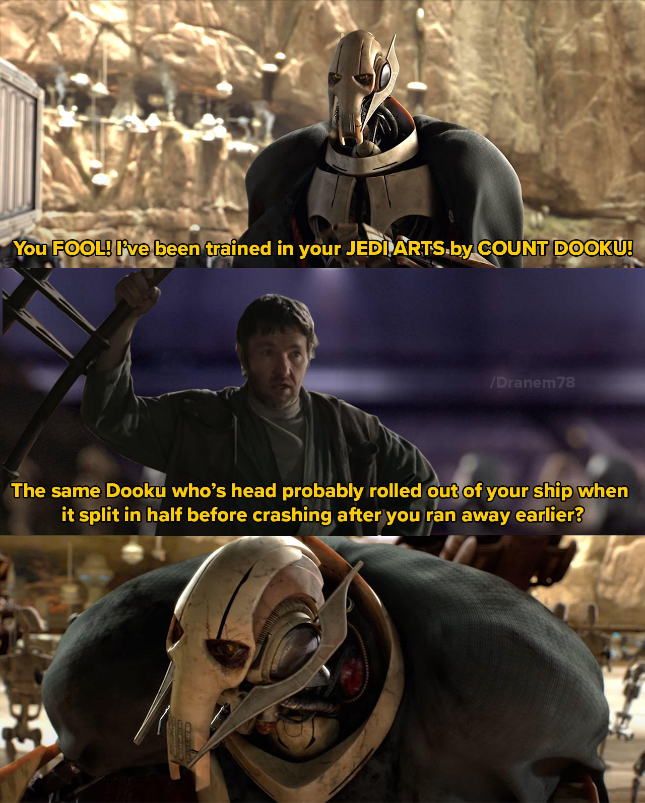 Yes." | /r/PrequelMemes | General Grievous | Know Your Meme