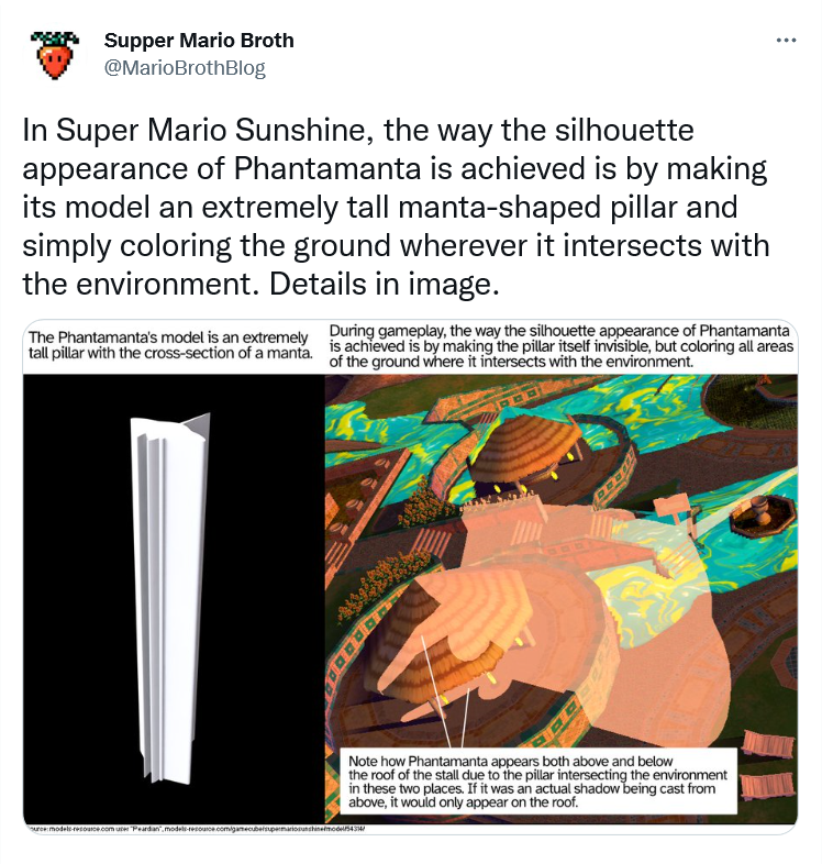 Big manta-shaped pillar | Super Mario | Know Your Meme