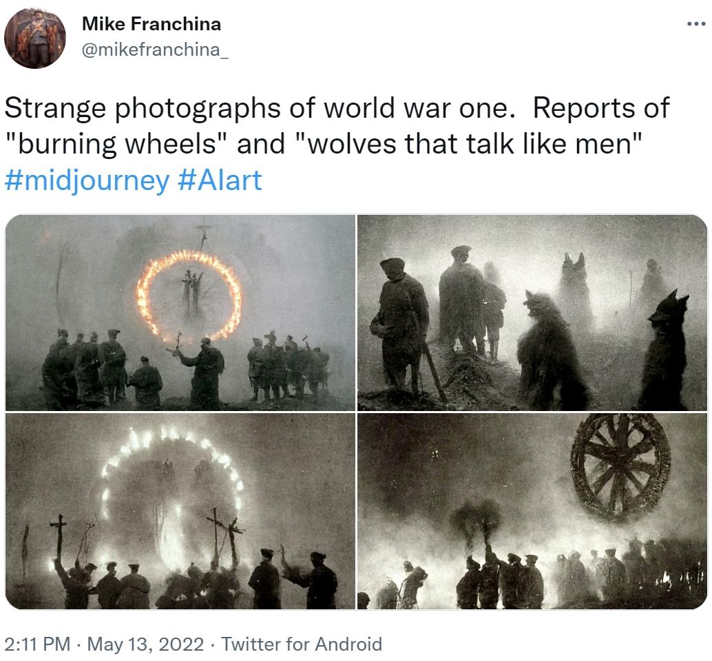 Strange photographs of world war one (Midjourney) | AI Art | Know Your Meme