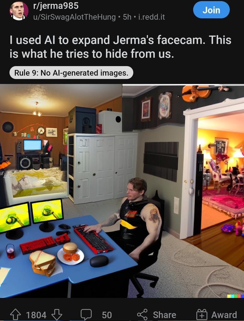 Jerma985 Uncrop | Jerma985 | Know Your Meme