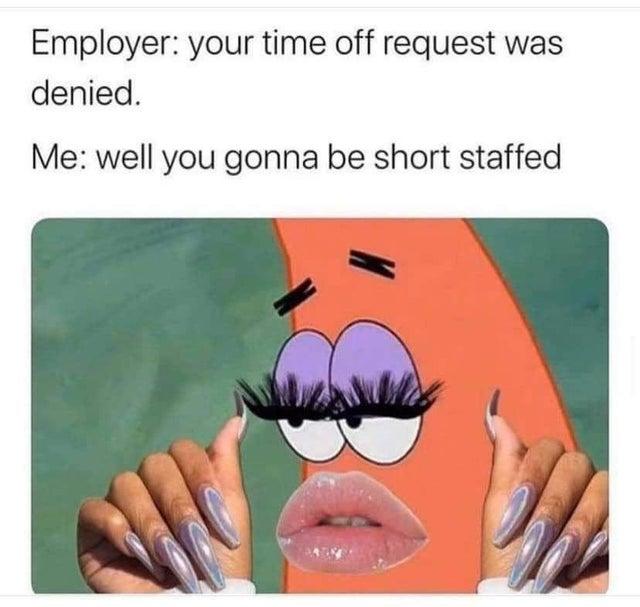 Request Denied | SpongeBob SquarePants | Know Your Meme