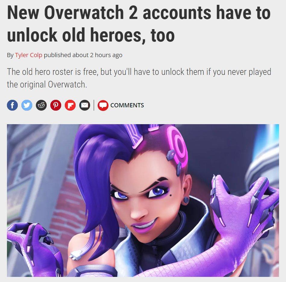 New Overwatch 2 Accounts Have to Unlock Old Heroes, Too | Overwatch 2 Will Require... | Know ...