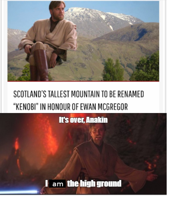 I am the high ground! | /r/PrequelMemes | Prequel Memes | Know Your Meme