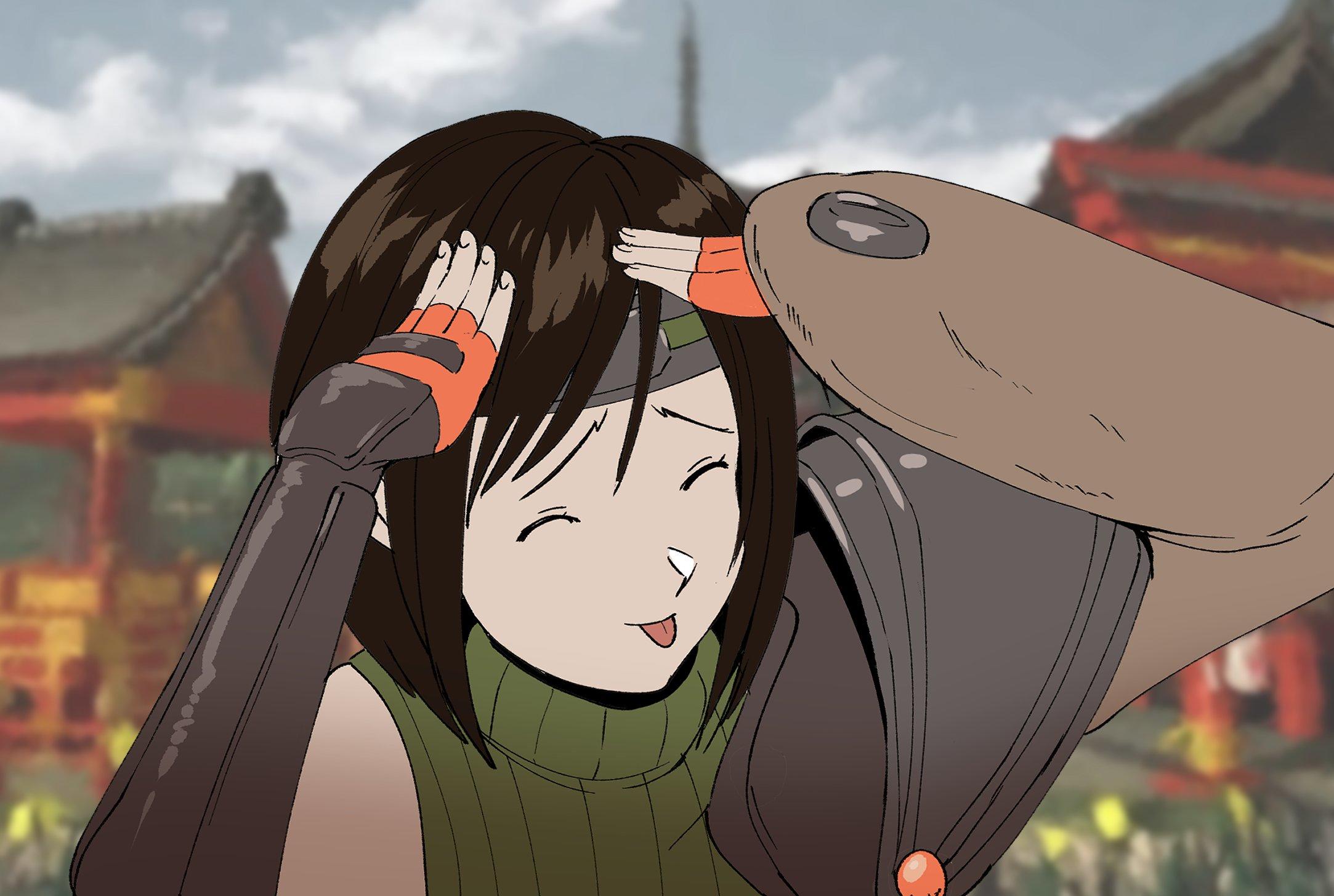 "Yuffie, where is our materia?" | Ah, Eto... Bleh | Know Your Meme