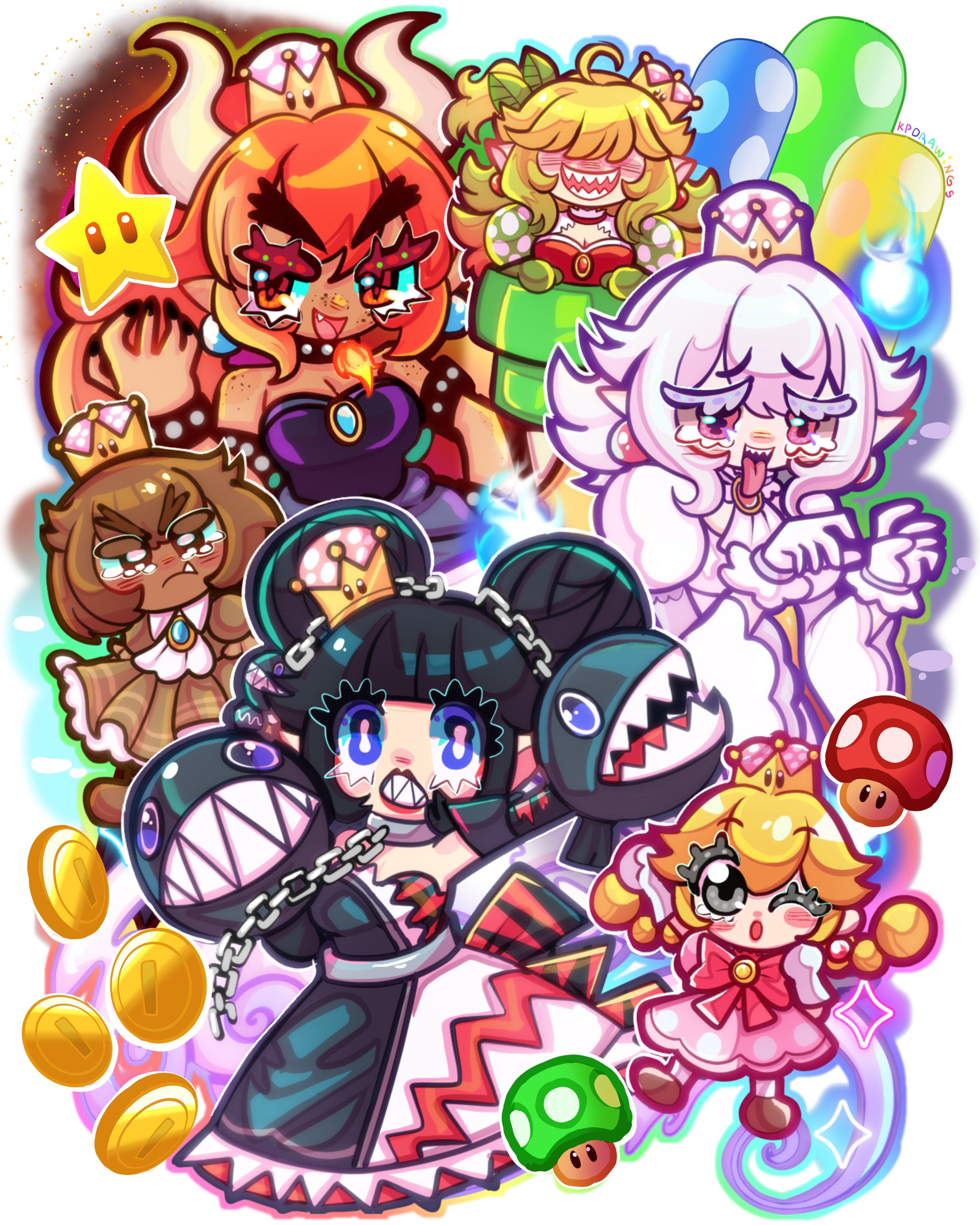 Super Crown Gals! | Peachette / Super Crown | Know Your Meme