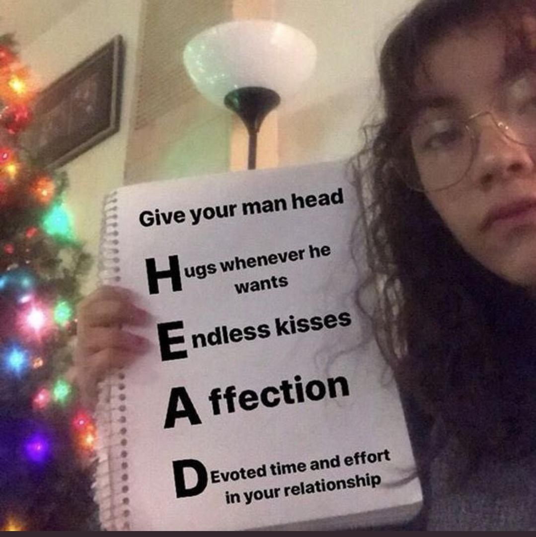 give your man head! | /r/wholesomememes | Wholesome Memes | Know Your Meme