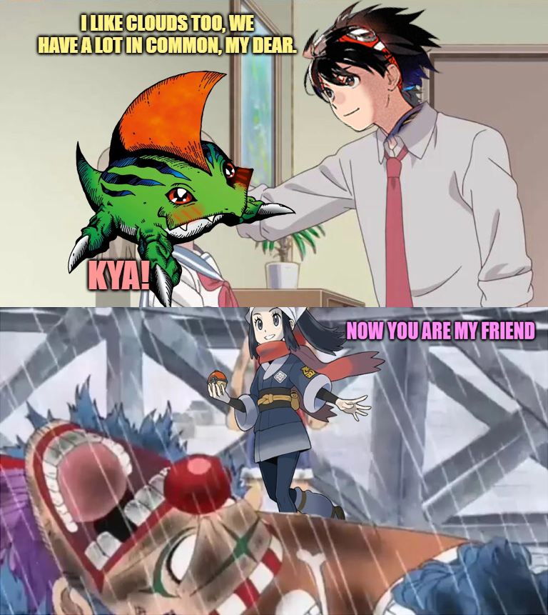 different ways of capturing monsters | Crossover | Know Your Meme