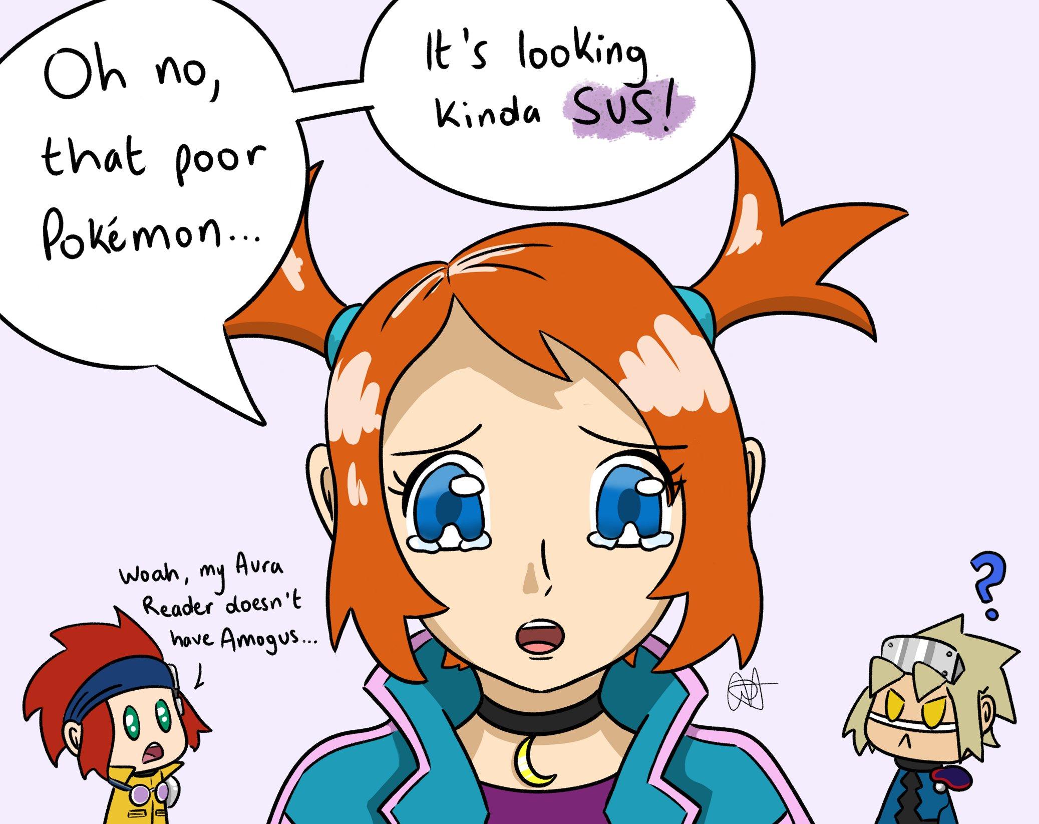 Rui spots a Pokemon with a suspicious aura... by "Ravin" | Among Us ...