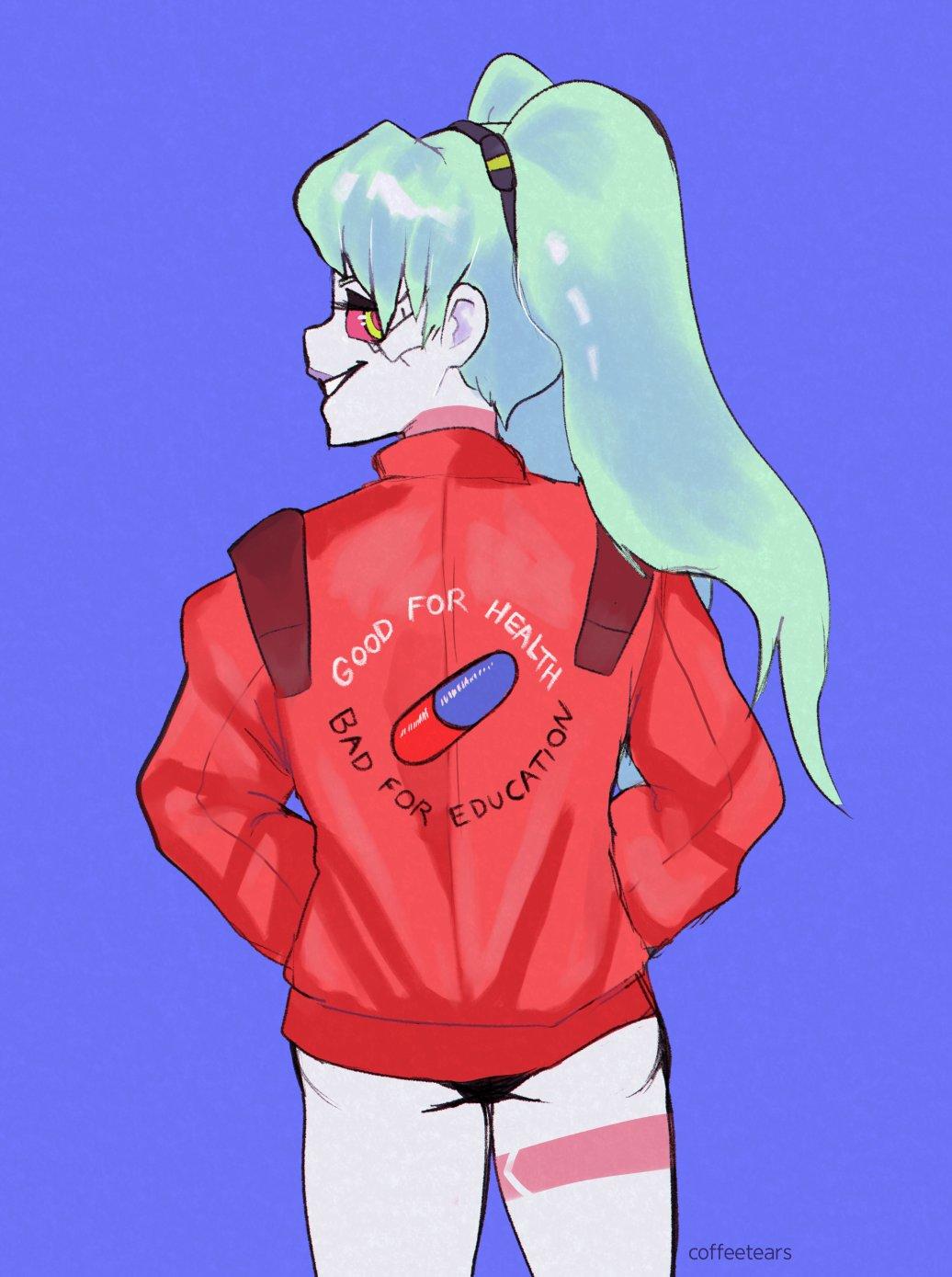 Rebecca from cyberpunk edgerunners woth the Akira jacket | Crossover ...