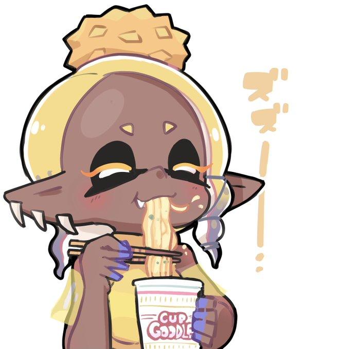 Frye Enjoying Noodles | Splatoon 3 | Know Your Meme