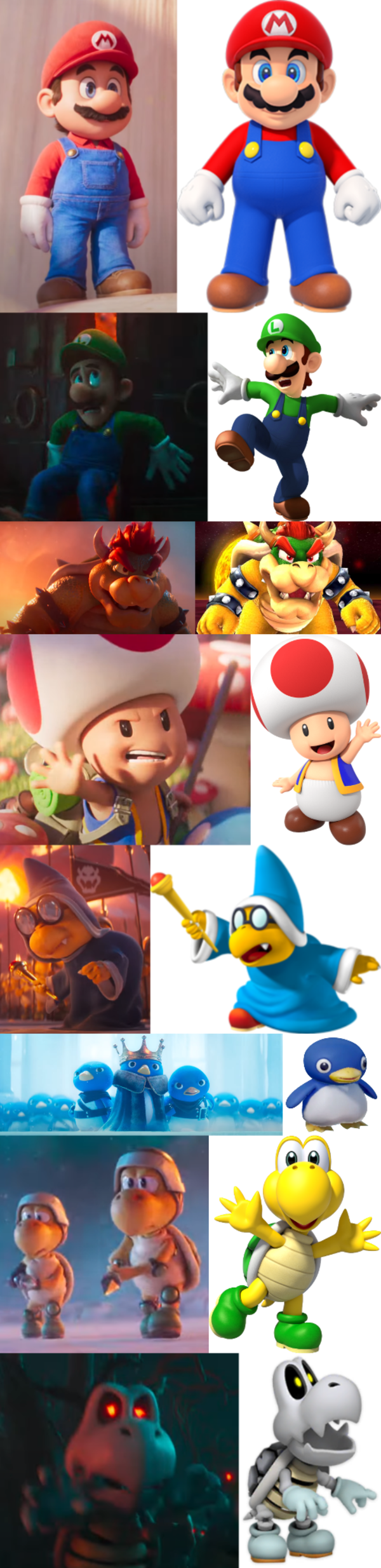 It's interesting to see how illumination designed these characters ...